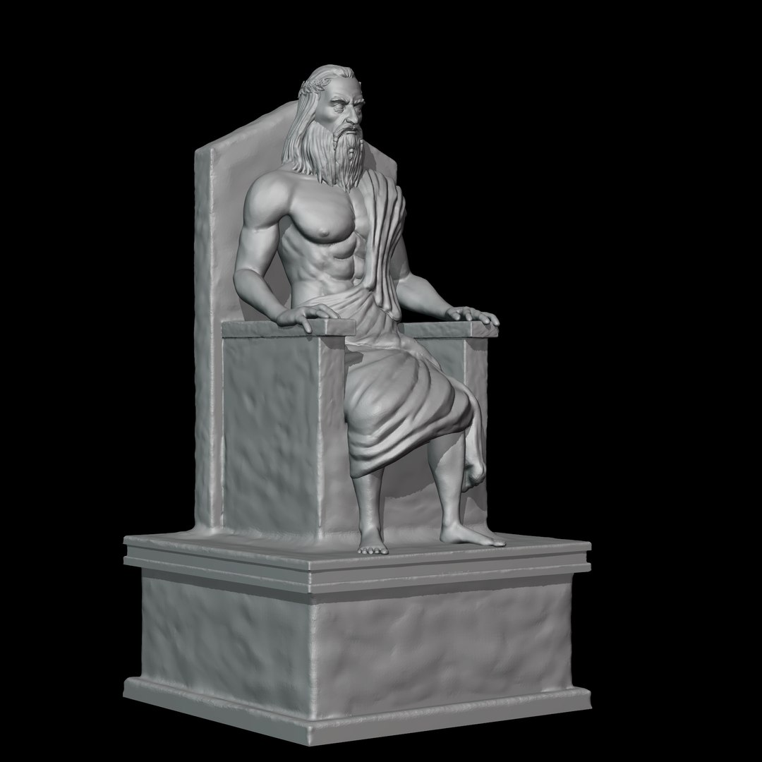 God Zeus 3D Model - TurboSquid 1346335