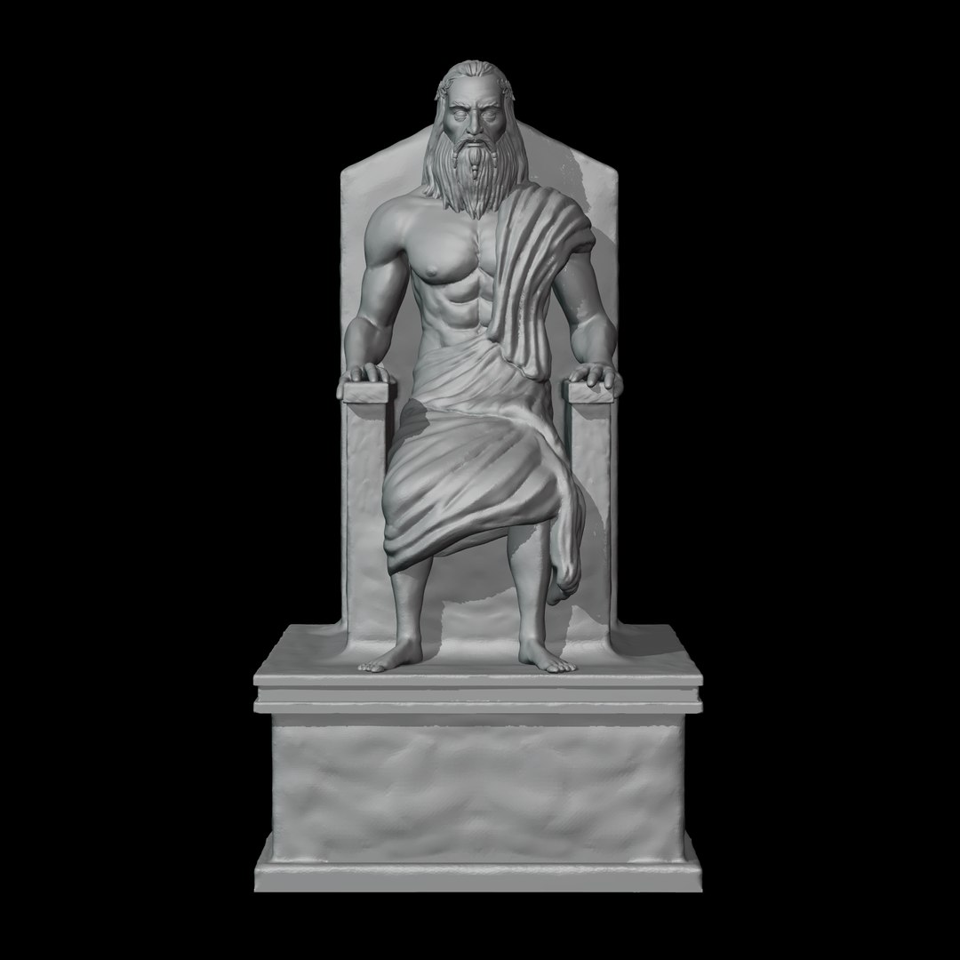 God Zeus 3D Model - TurboSquid 1346335