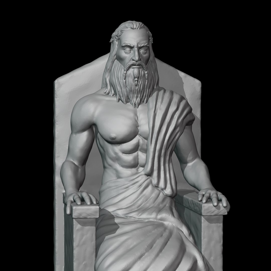 God Zeus 3D Model - TurboSquid 1346335