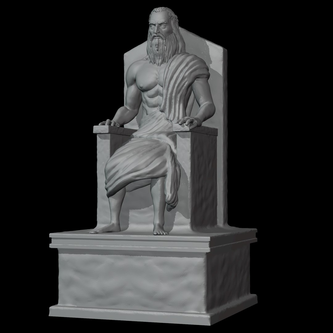 God Zeus 3D Model - TurboSquid 1346335