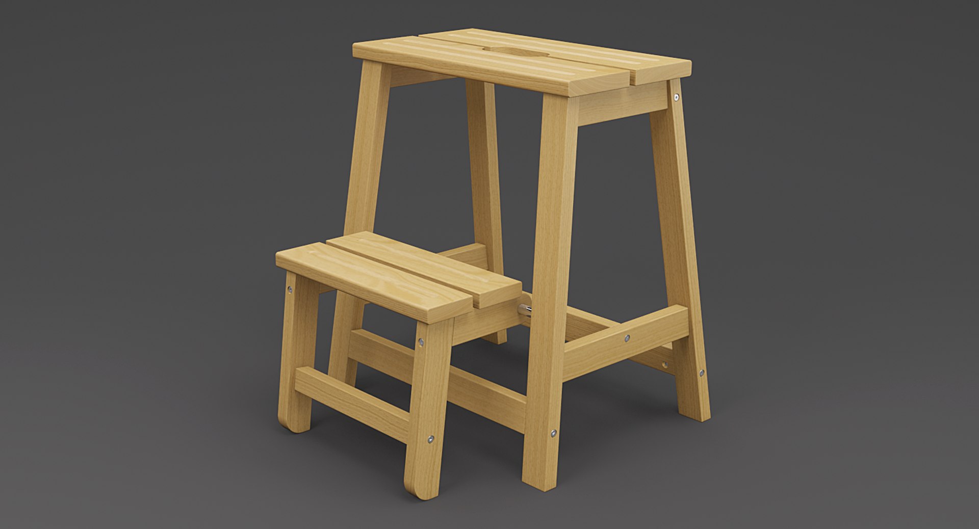 realistic step ladder stool max