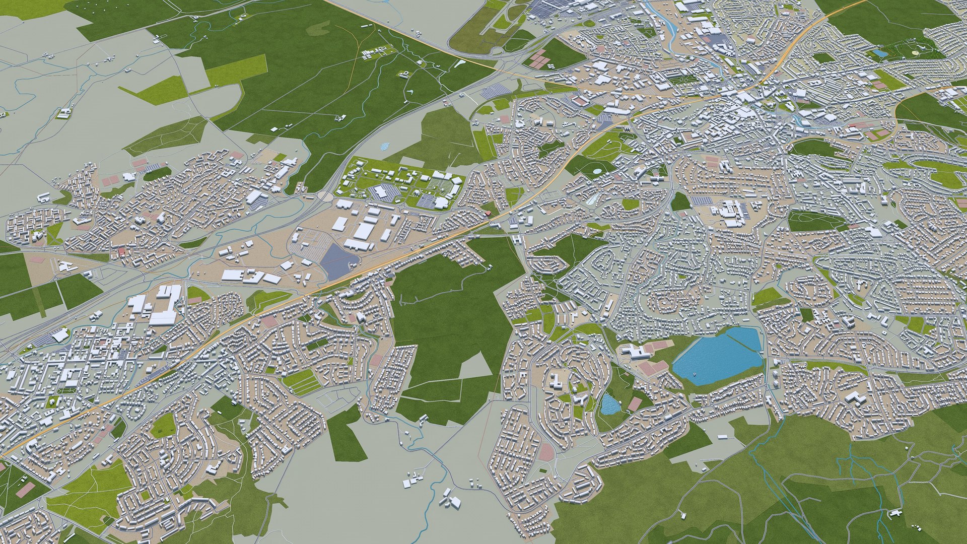 City Area Building Model - TurboSquid 1596451