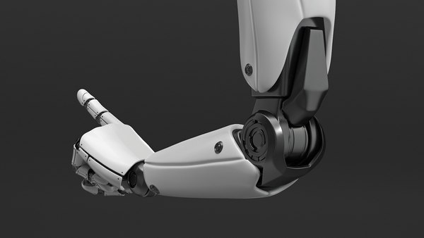 modelo 3d Mano de robot humanoide Pose de un dedo - TurboSquid 2094949