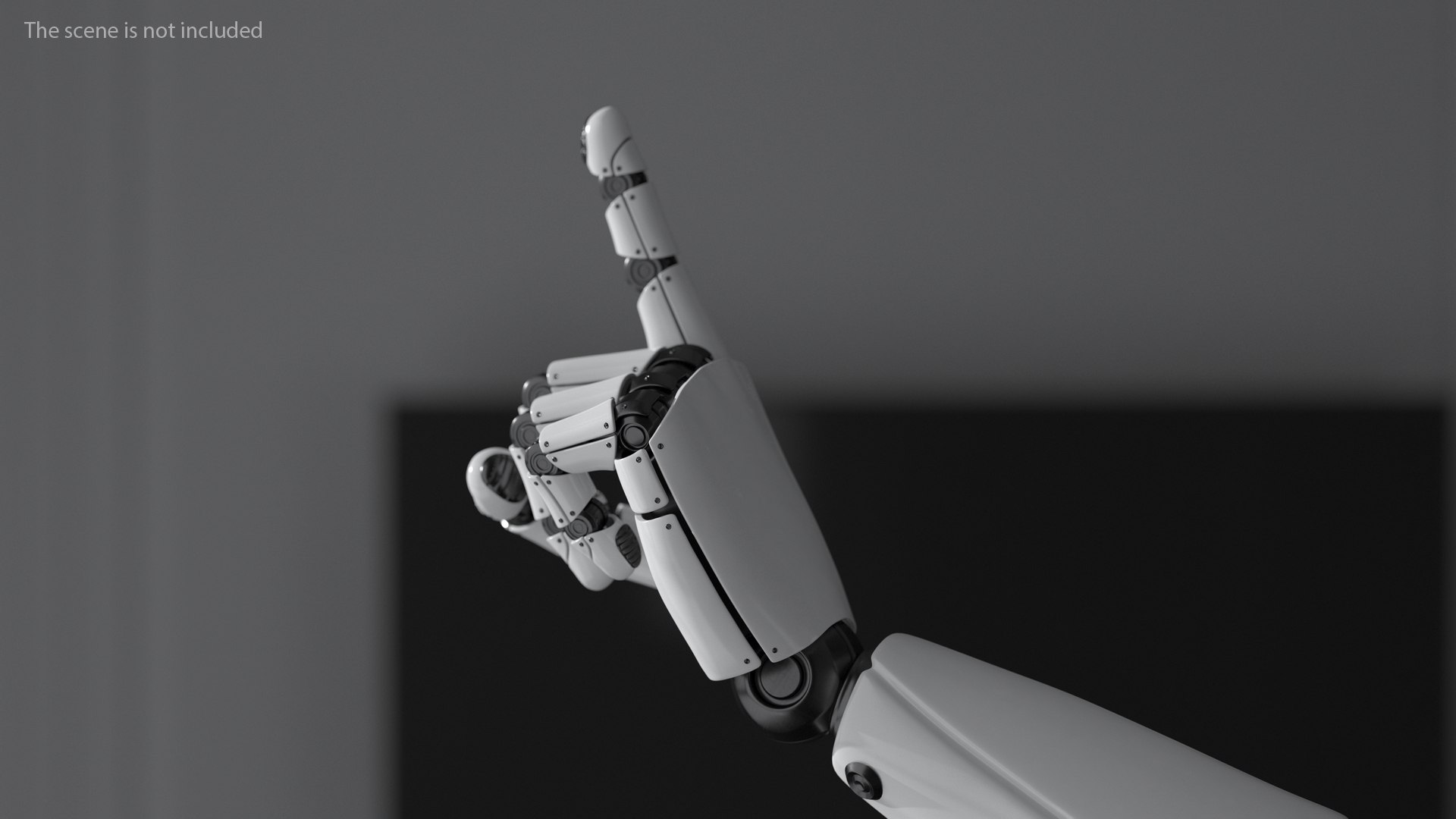 Hand Of Humanoid Robot One Finger Pose 3D Model - TurboSquid 2094949