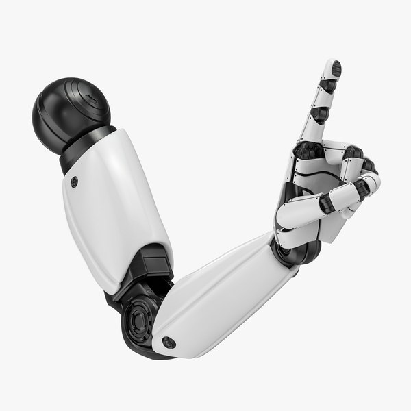 modelo 3d Mano de robot humanoide Pose de un dedo - TurboSquid 2094949