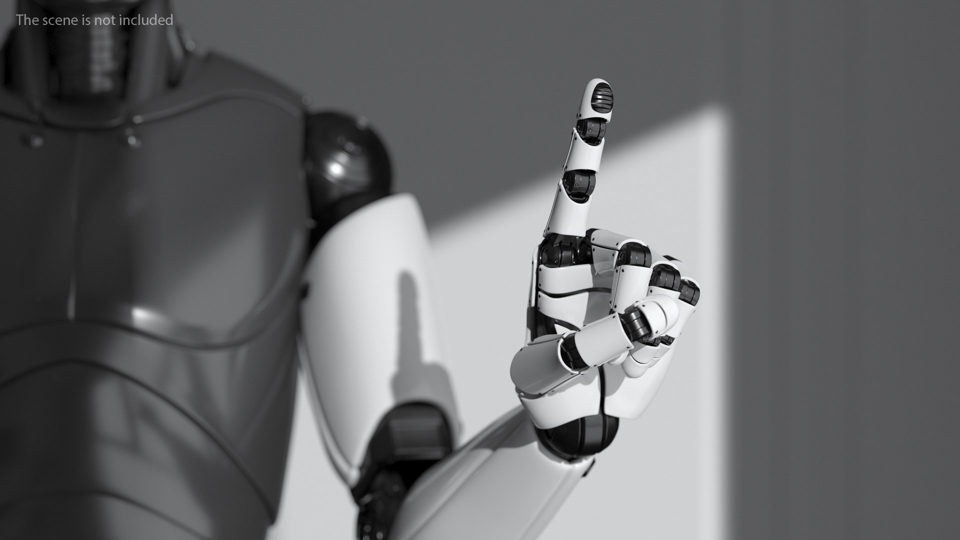 Hand Of Humanoid Robot One Finger Pose 3D Model - TurboSquid 2094949