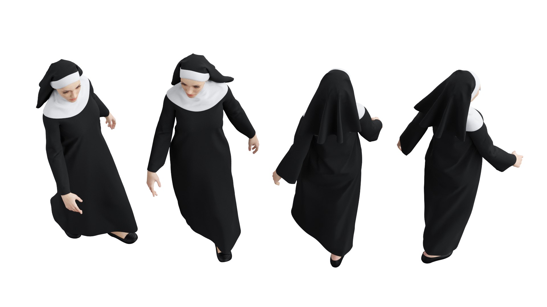 3D model Nun - TurboSquid 1826298