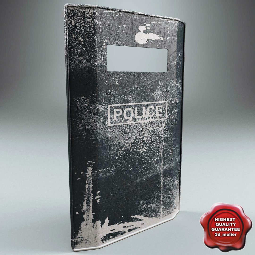 3d Model Riot Shield V2