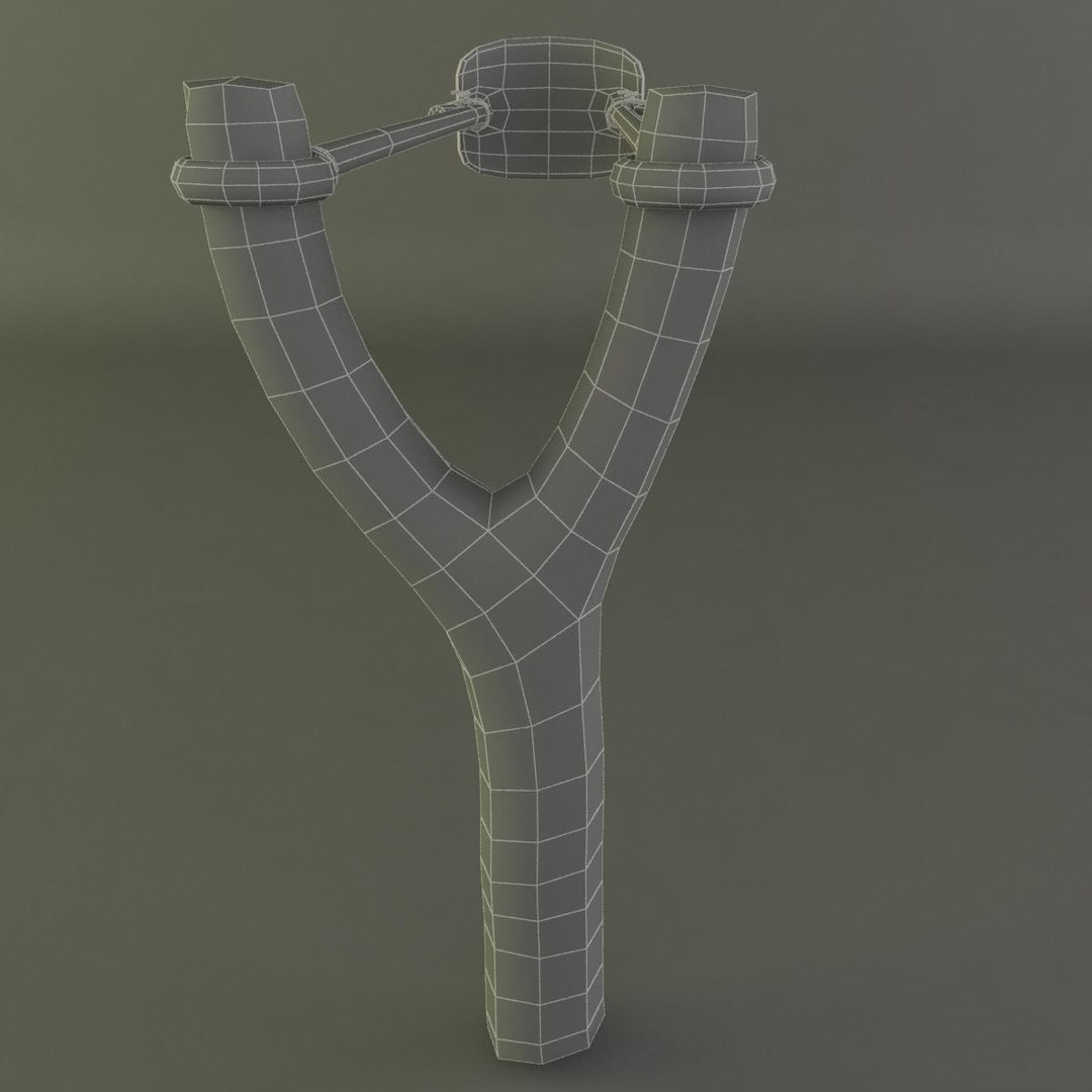 sling slingshot shot 3d model