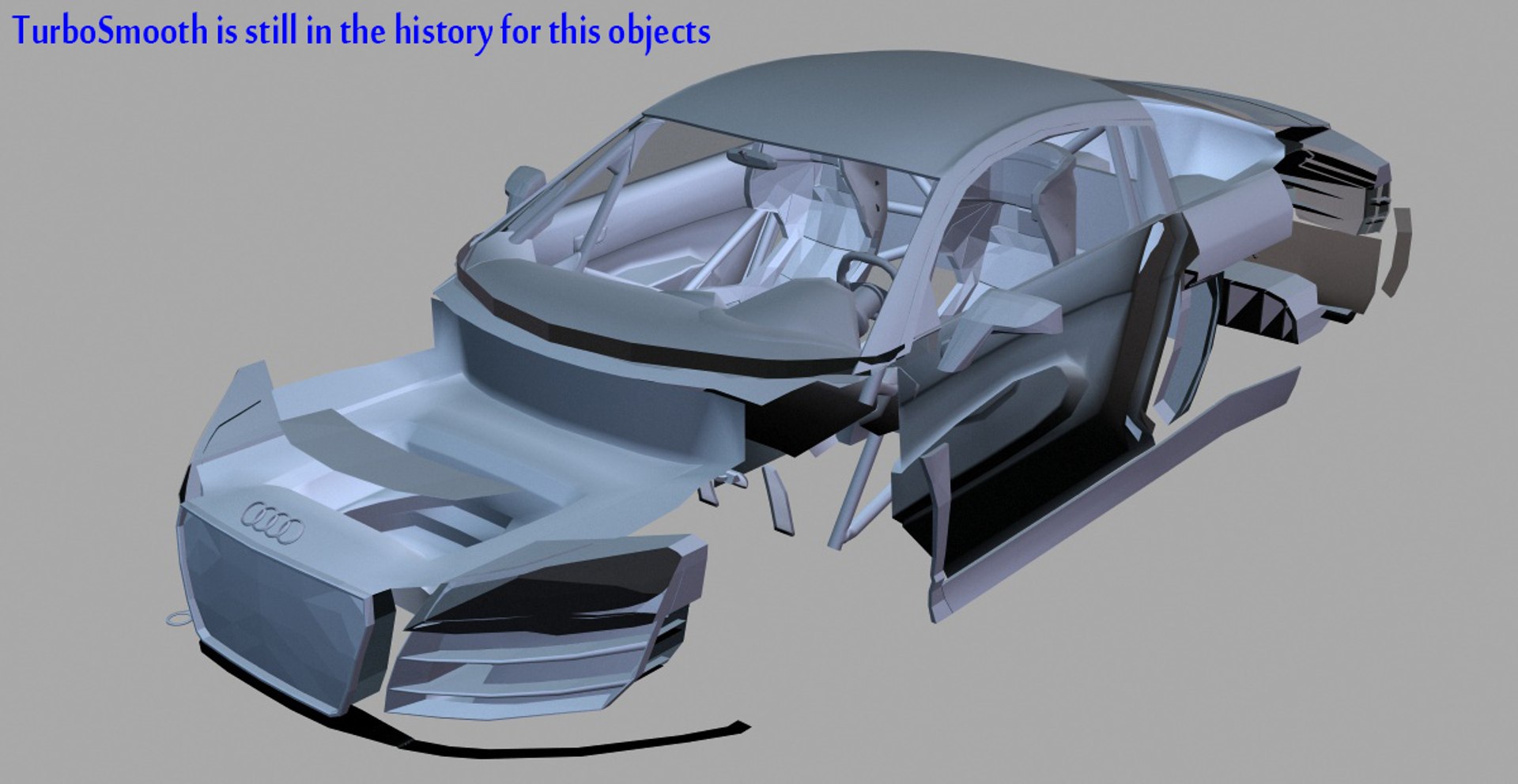 3d audi r8 lms model
