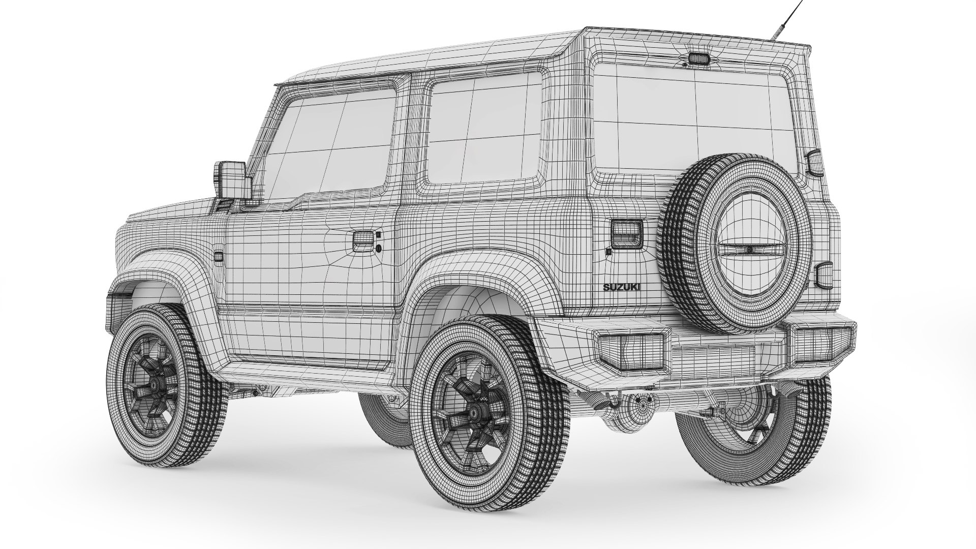Suzuki Jimny 2019 3D Model - TurboSquid 2353364