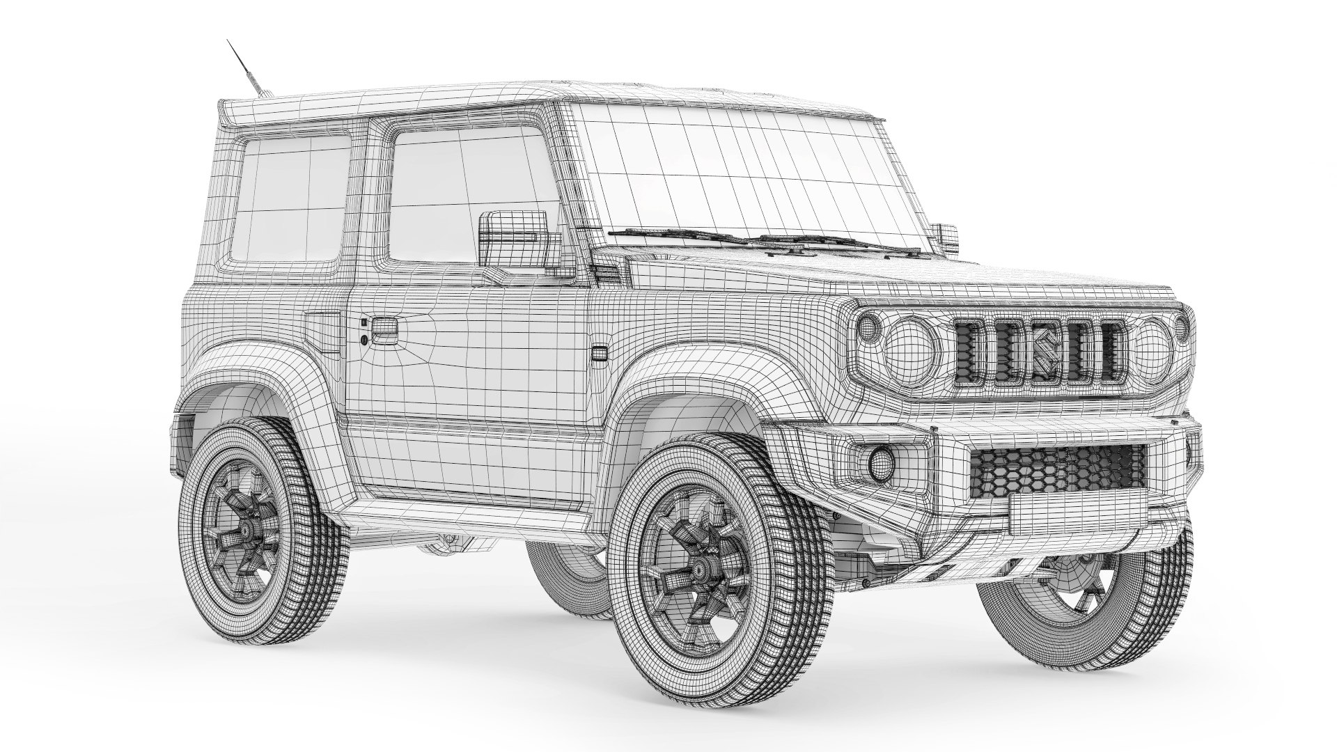 Suzuki Jimny 2019 3D Model - TurboSquid 2353364
