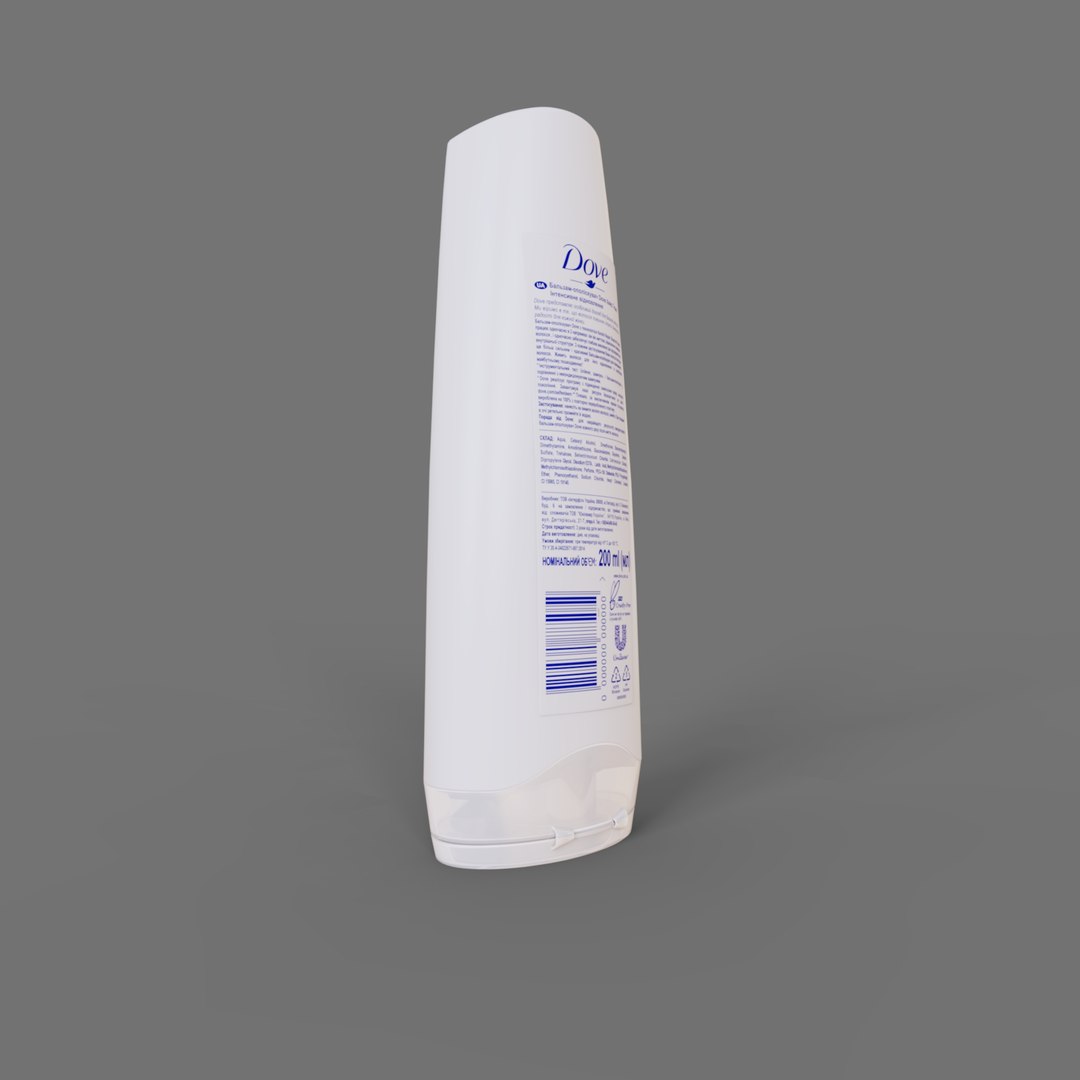 Conditioner Dove Intensive Repair 200ml Model - TurboSquid 2227409