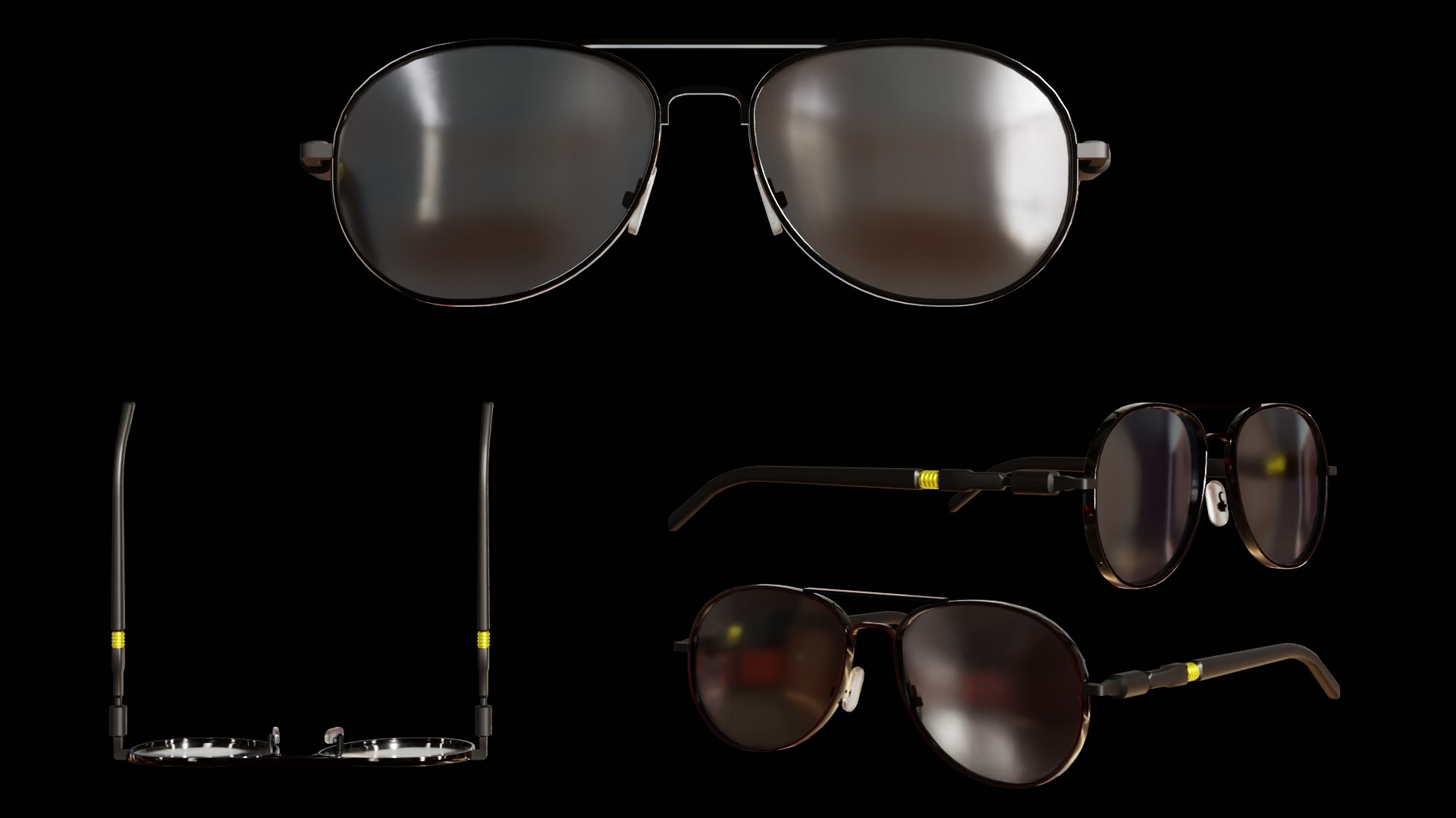 Sunglasses 3D Model - TurboSquid 1862500