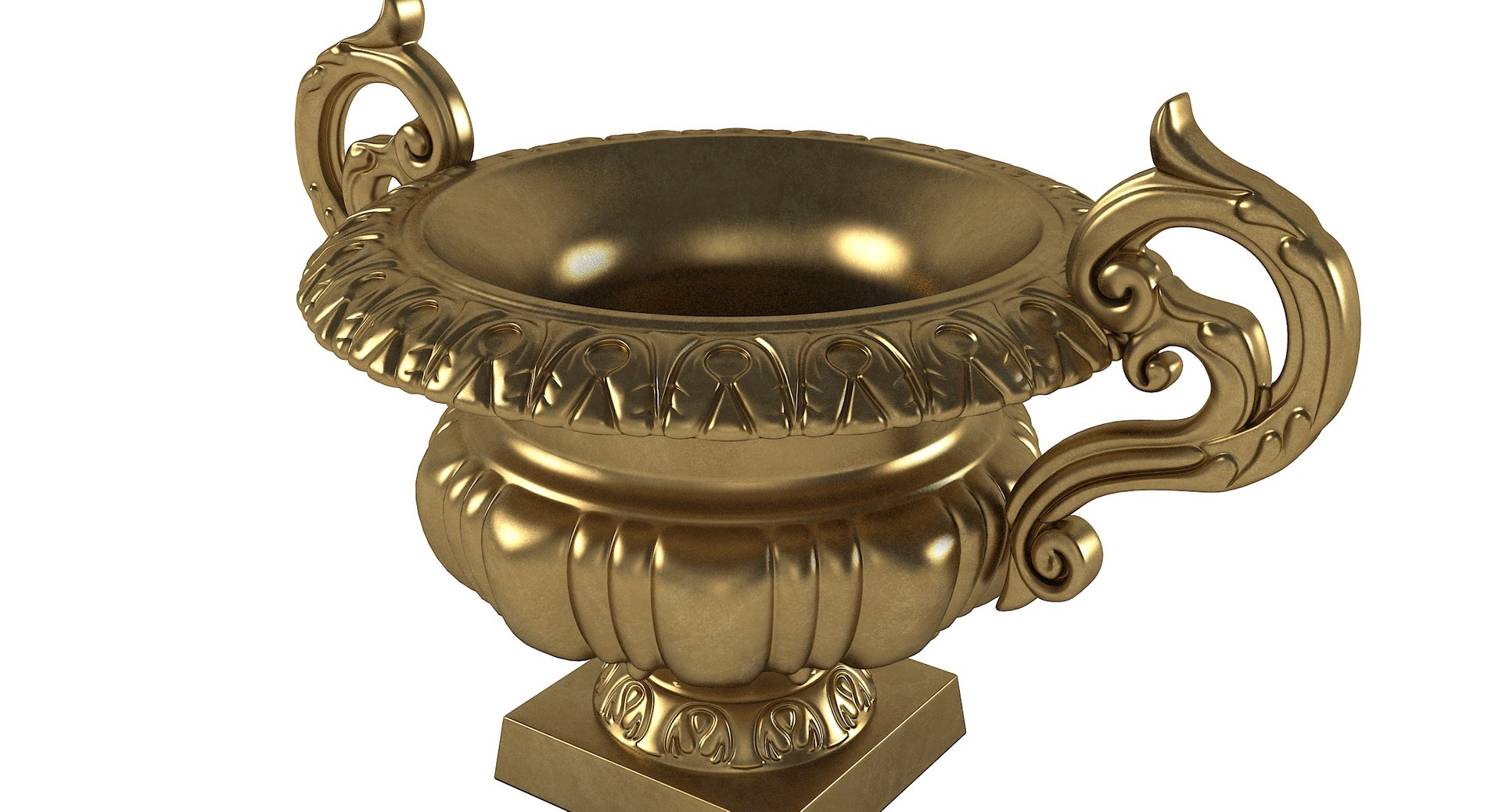 3d Max Baroque Urn