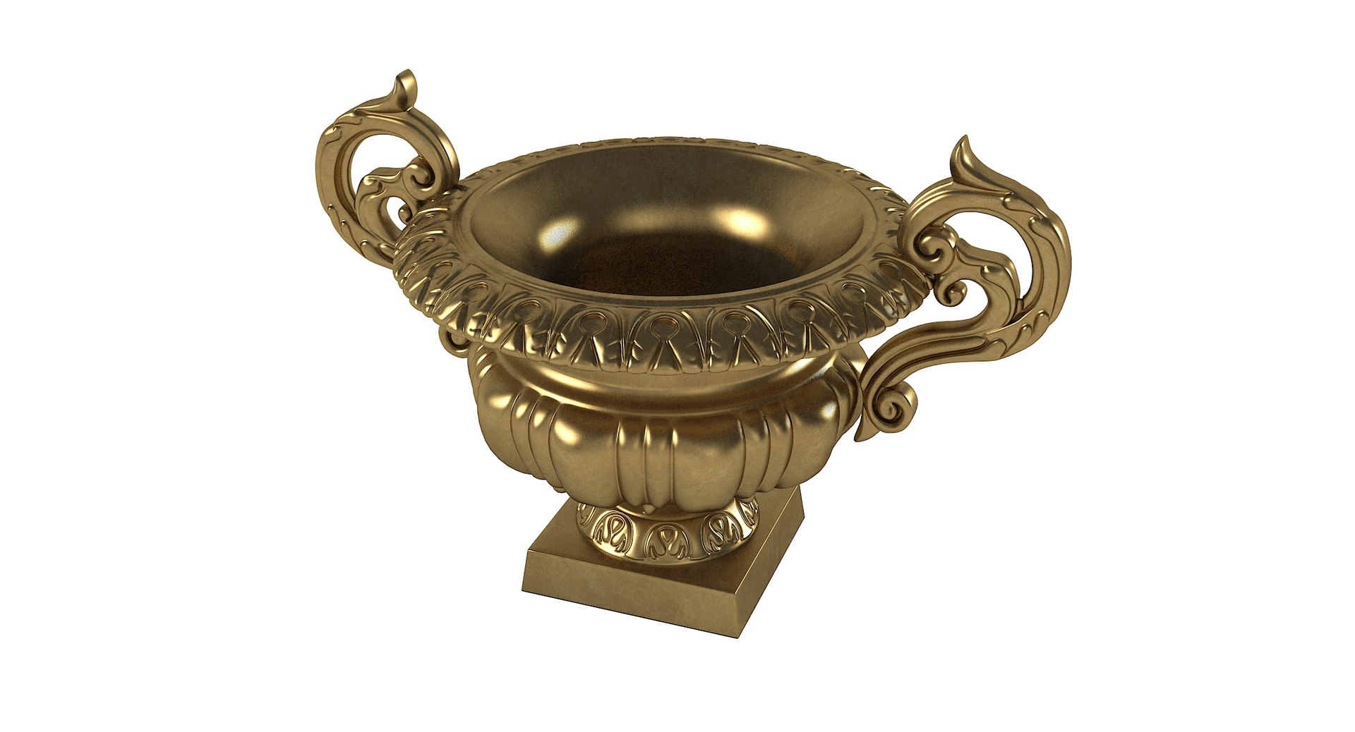 3d Max Baroque Urn