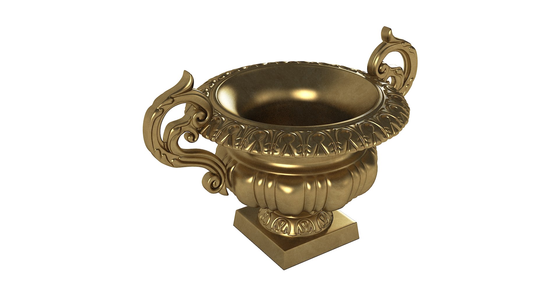 3d Max Baroque Urn