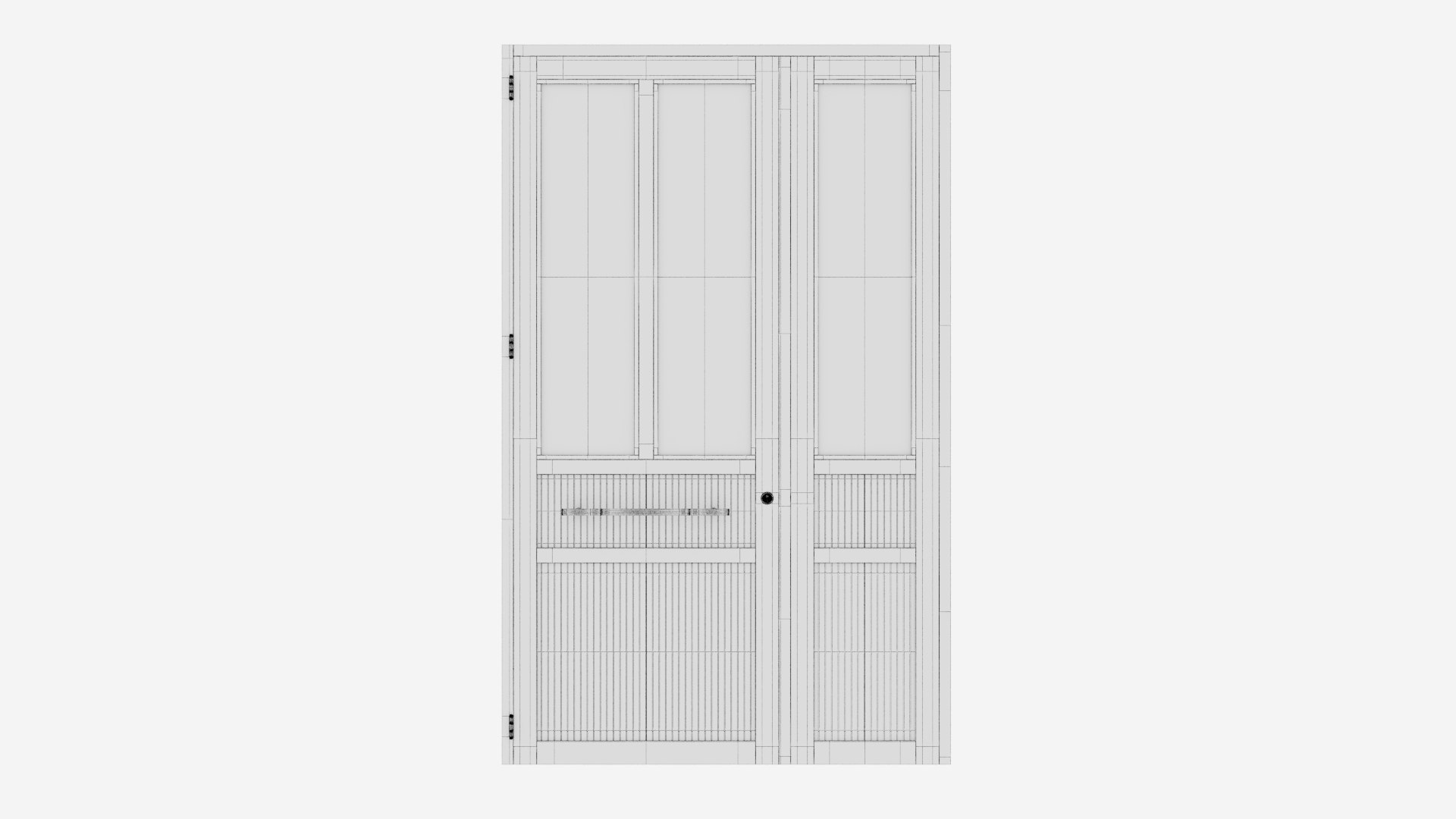 3D Aluminium Door 173 Model - TurboSquid 2035610