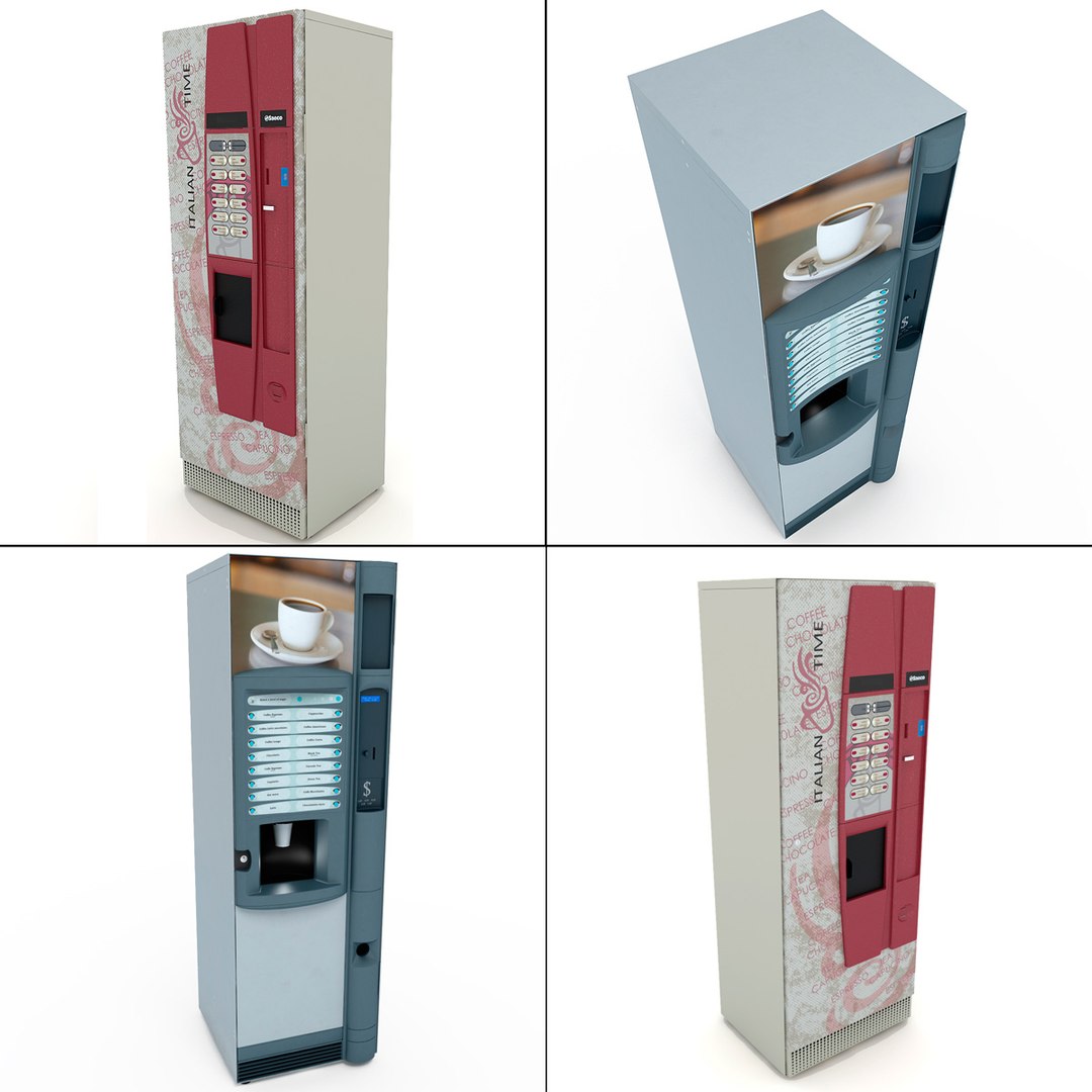 Coffee Vending Machines 3d 3ds