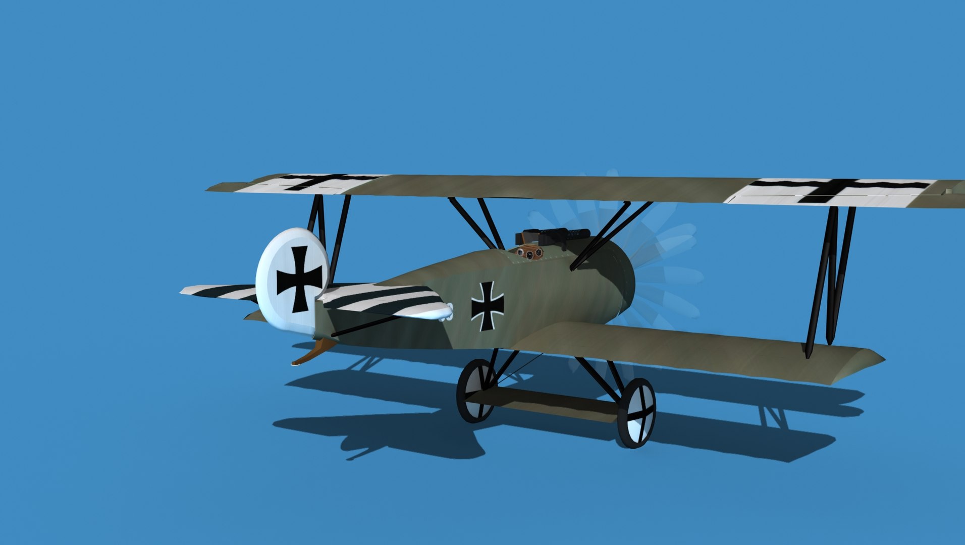 3D Fokker D-VI V11 model - TurboSquid 1919430
