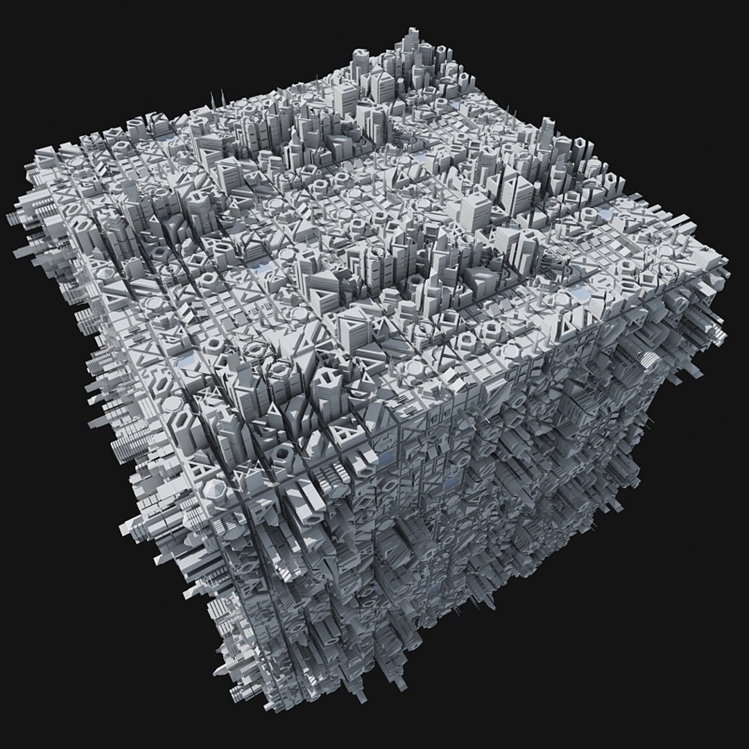 Sci-fi Space Cube Max