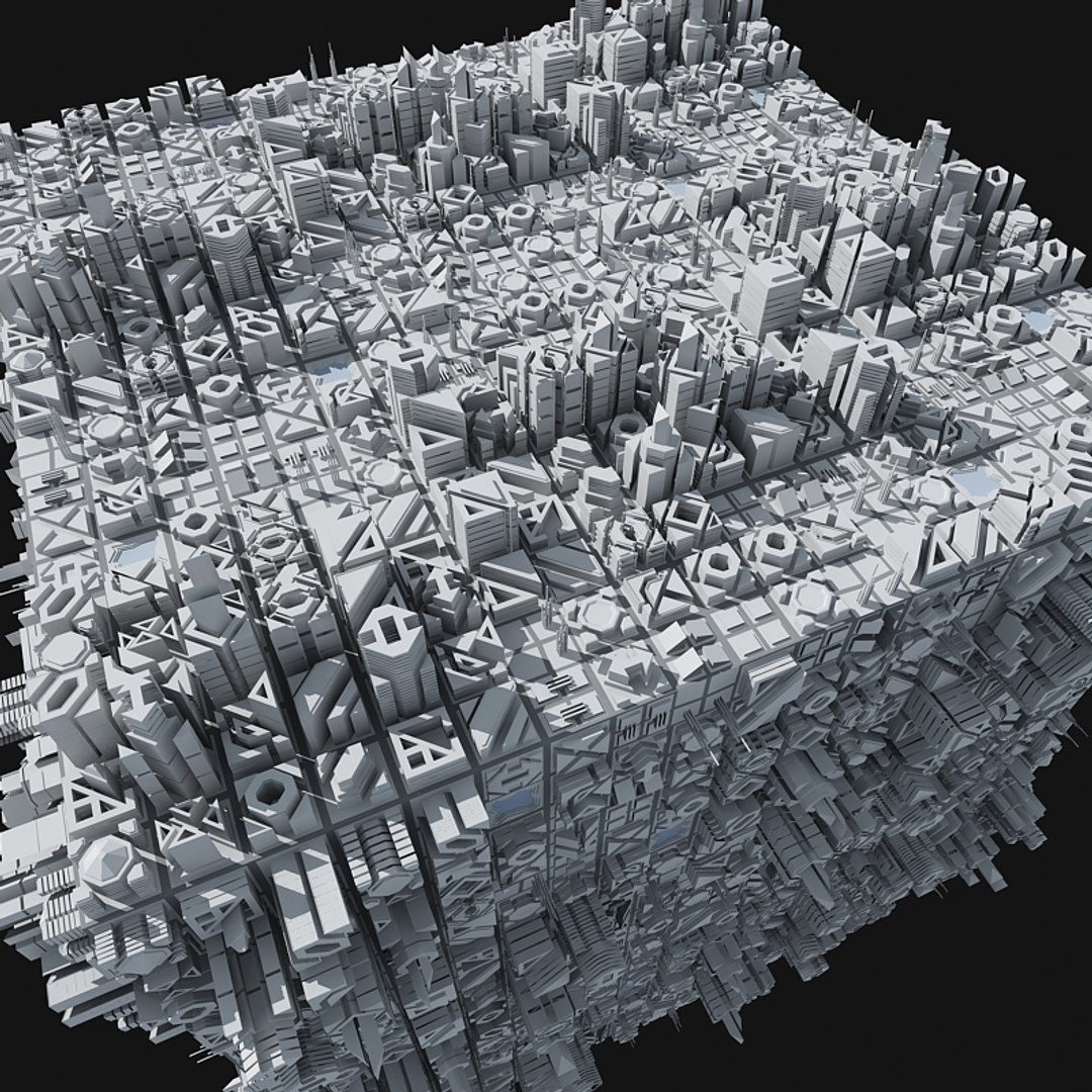 Sci-fi Space Cube Max