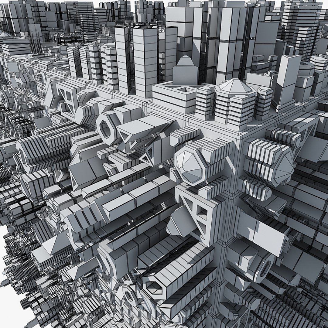 Sci-fi Space Cube Max