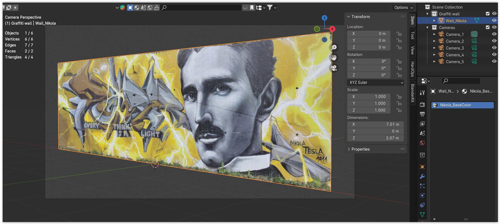 3D Graffiti Walls Collection Model - TurboSquid 2238073