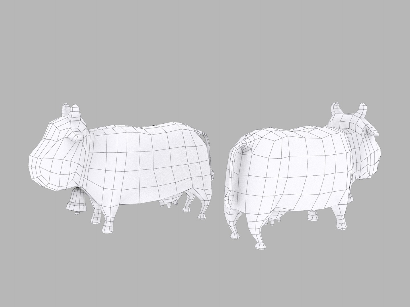 Stylized Cow Model - TurboSquid 1320741