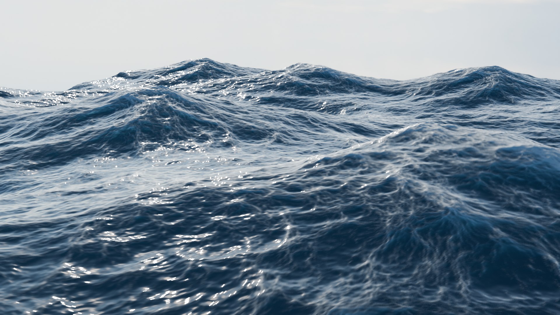 Ocean Simulation Model - TurboSquid 2302814