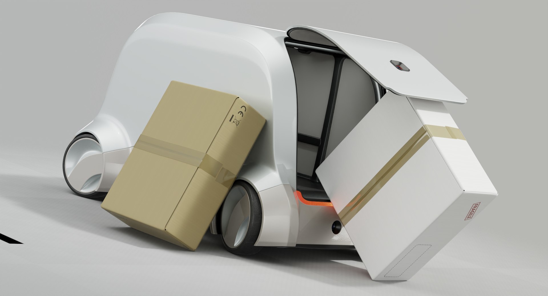 Robot Delivery 3D Model - TurboSquid 1849508