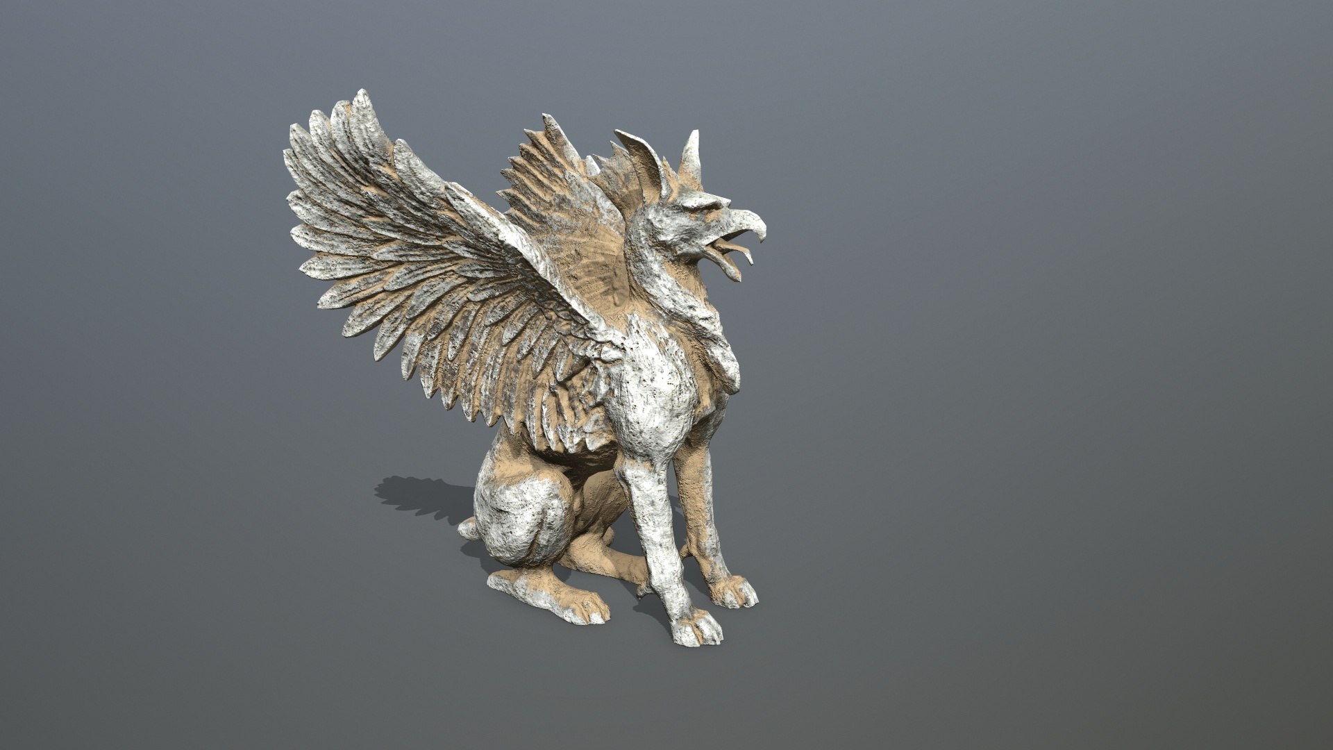 Statue Creature 3D Model - TurboSquid 2085192