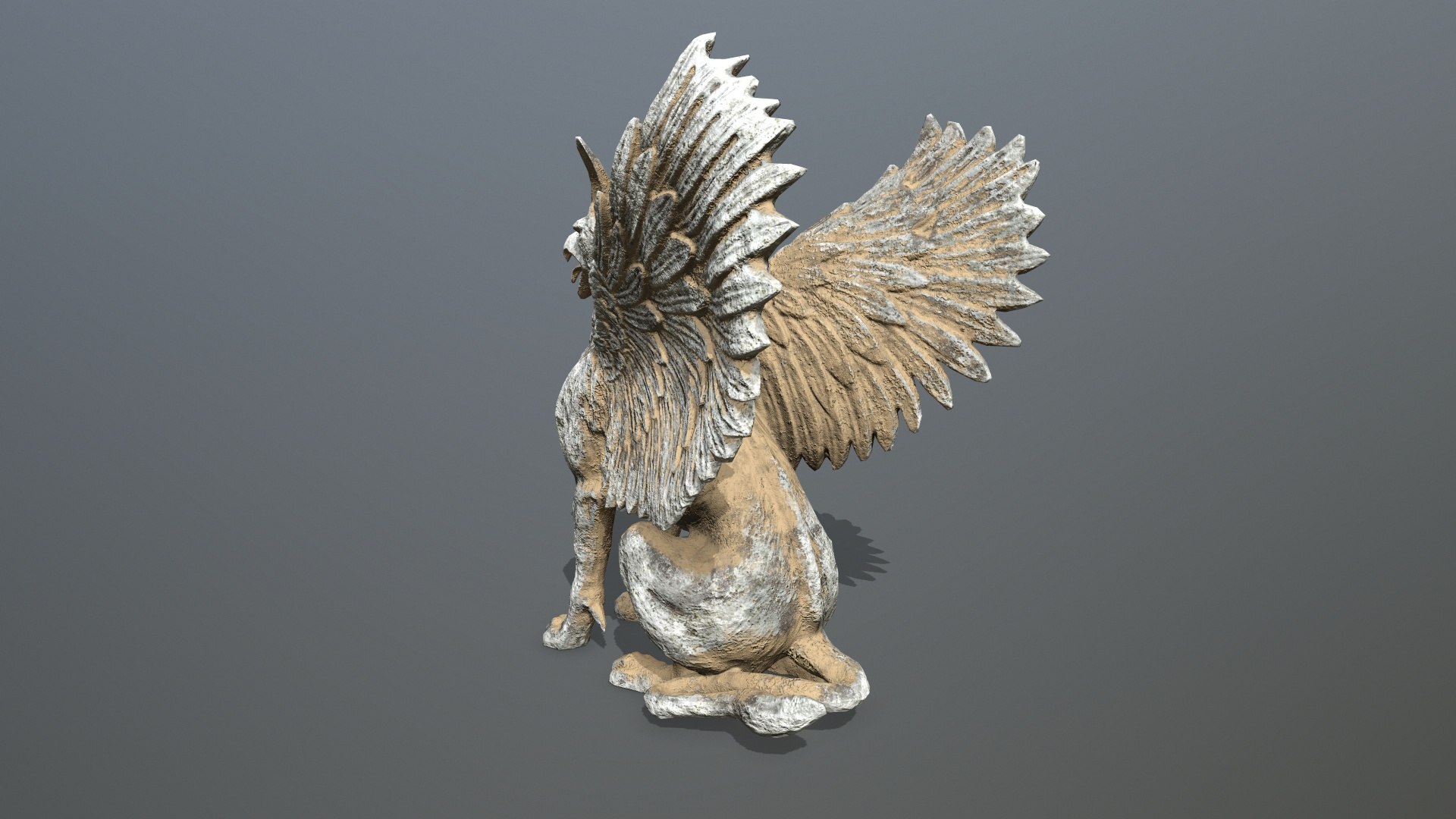 Statue Creature 3D Model - TurboSquid 2085192