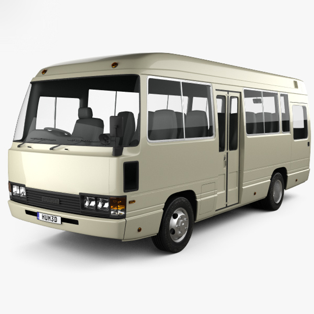 modelo 3d Toyota Coaster Bus 1983 - TurboSquid 1364349