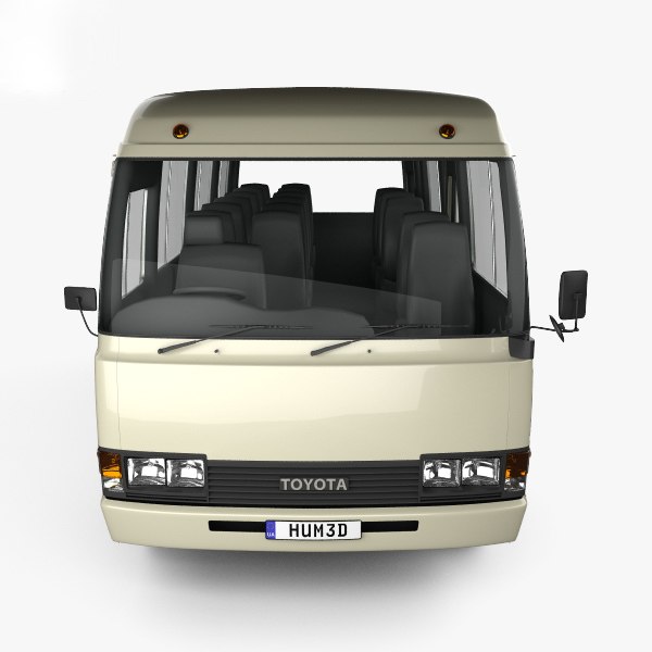modelo 3d Toyota Coaster Bus 1983 - TurboSquid 1364349