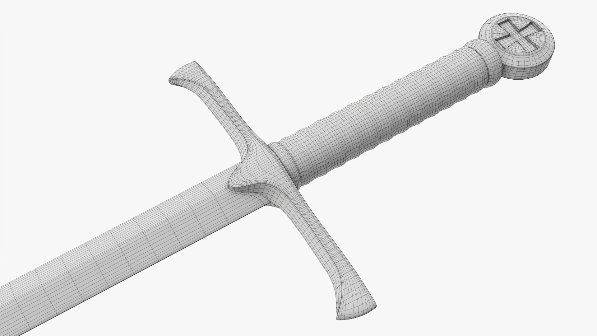 3D Templar Sword Metal - TurboSquid 1856898