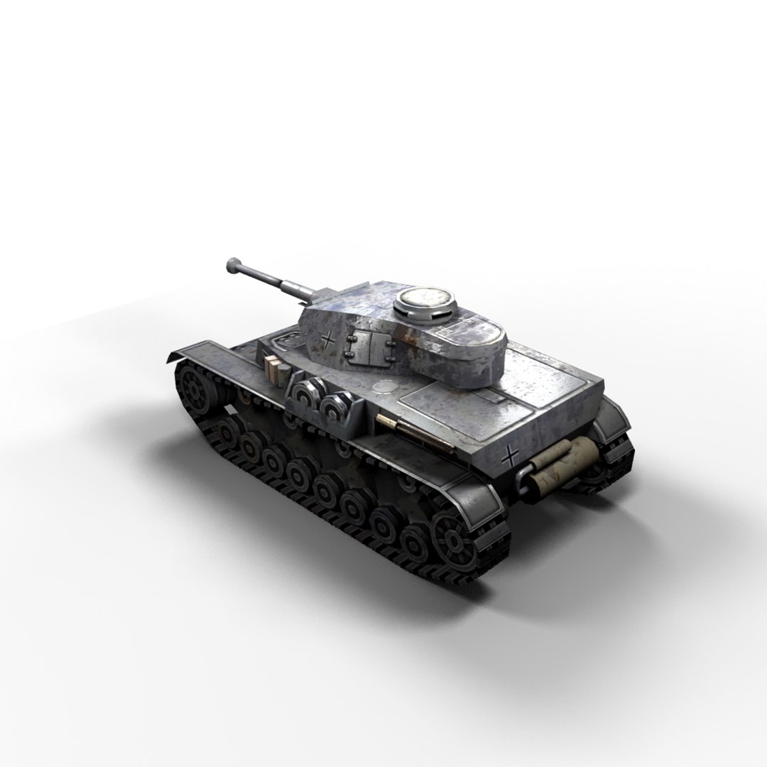 Panzer Iv Tanks F2 3d Model