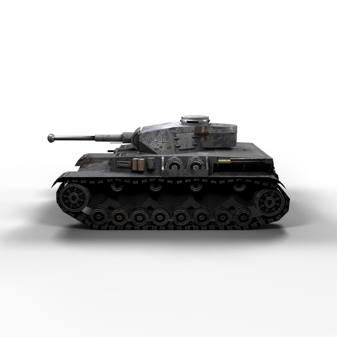Panzer Iv Tanks F2 3d Model