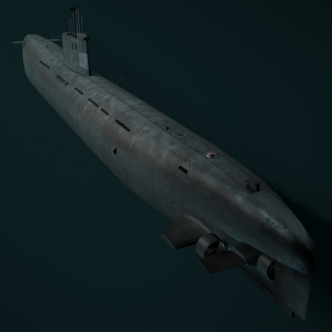 3d Model Tango Class Attack Submarine