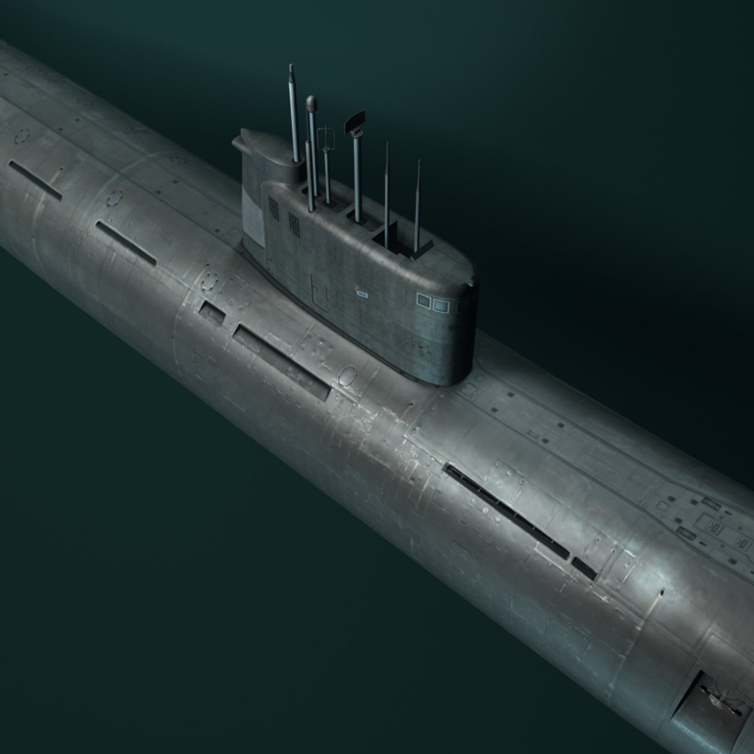 3d Model Tango Class Attack Submarine