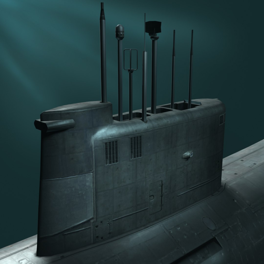 3d Model Tango Class Attack Submarine