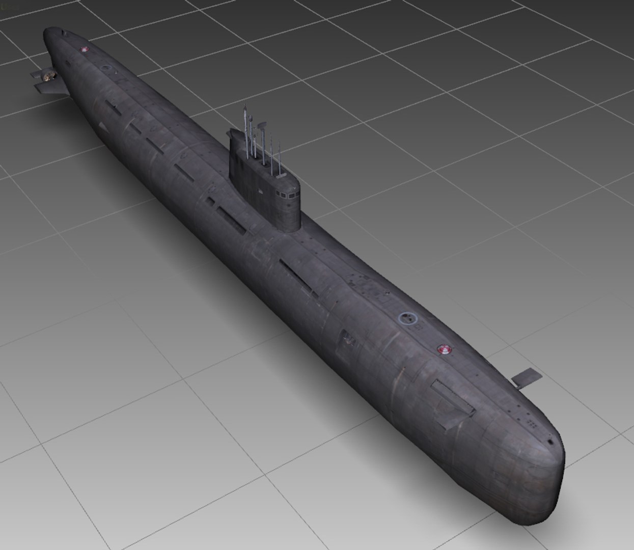 3d Model Tango Class Attack Submarine