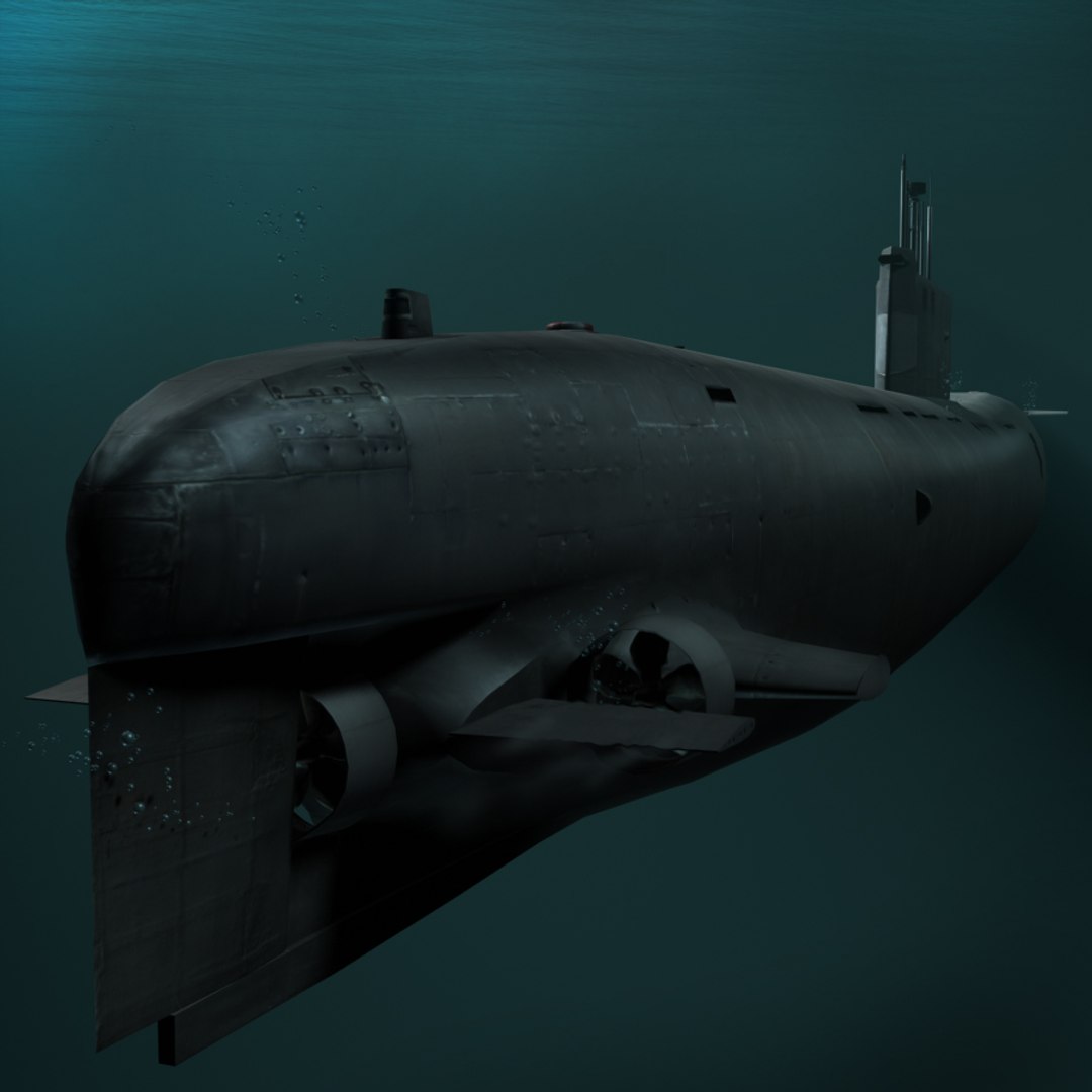 3d Model Tango Class Attack Submarine