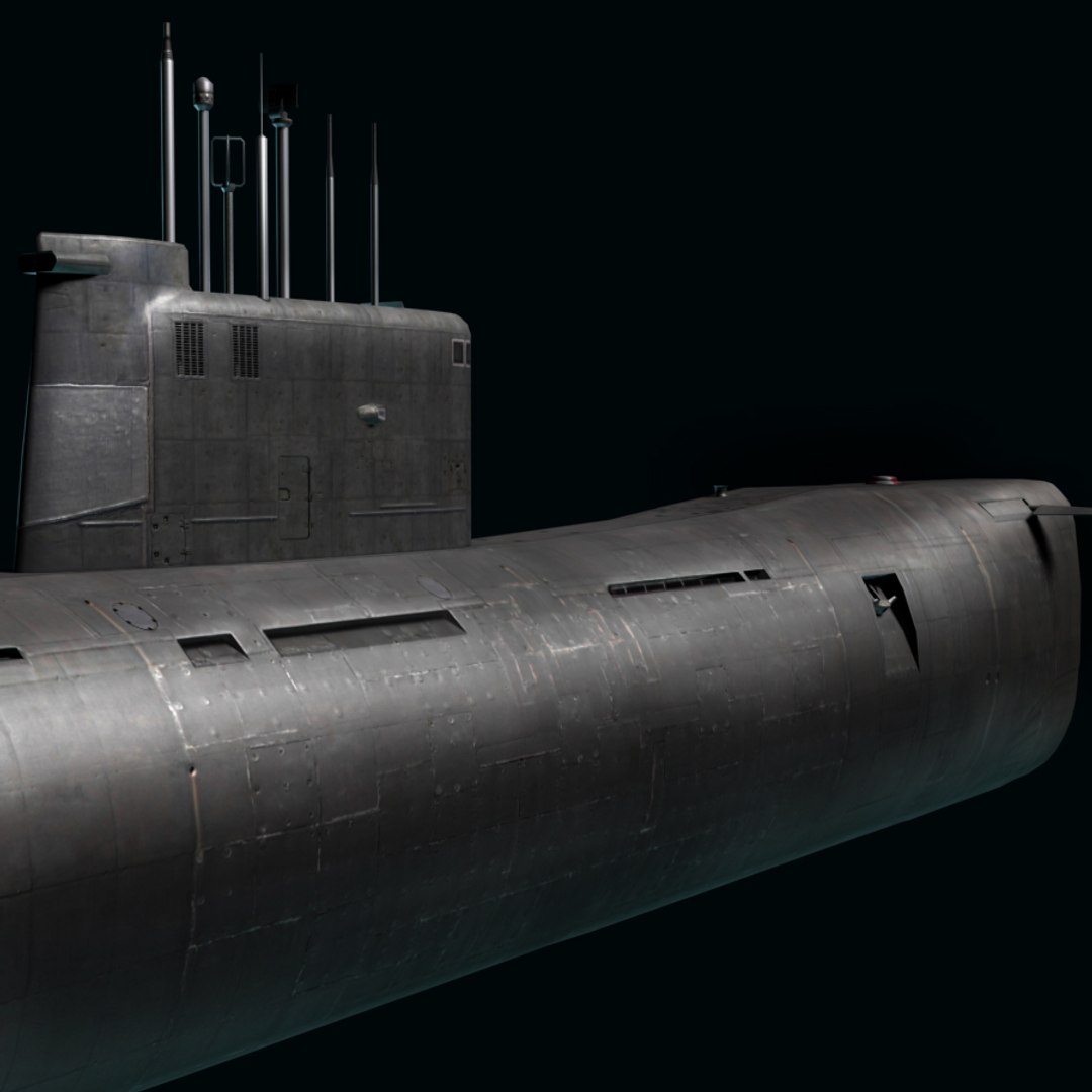 3d Model Tango Class Attack Submarine