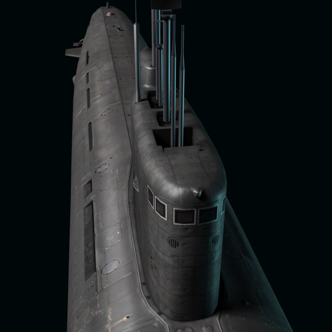 3d Model Tango Class Attack Submarine
