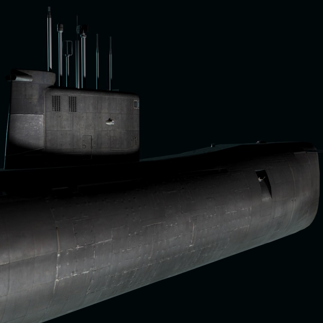 3d Model Tango Class Attack Submarine