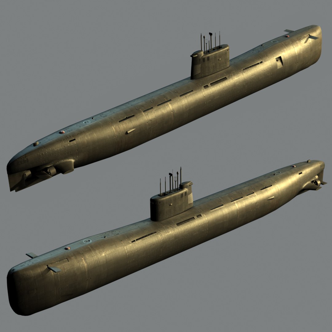 3d Model Tango Class Attack Submarine