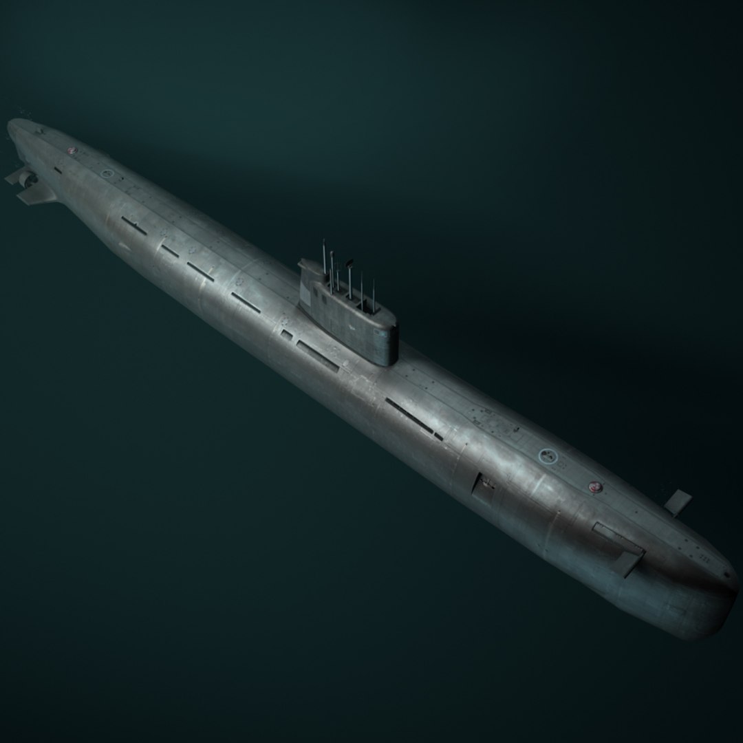 3d Model Tango Class Attack Submarine