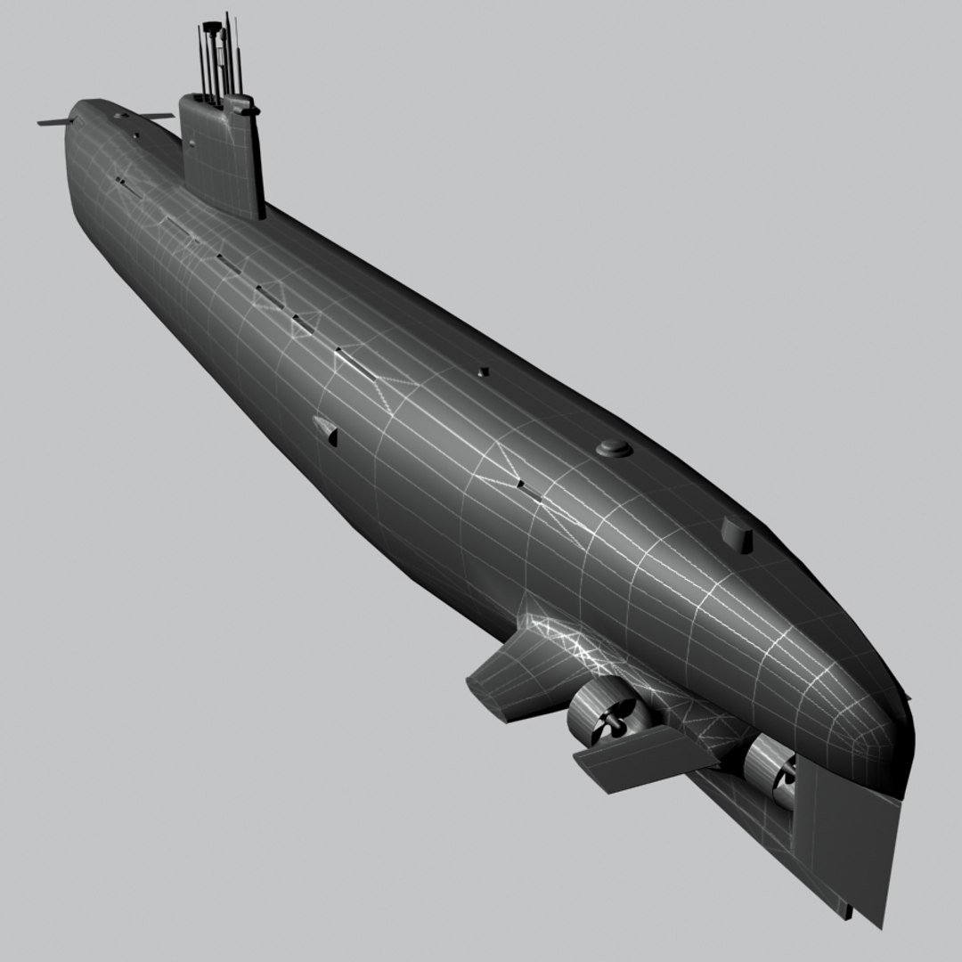 3d Model Tango Class Attack Submarine