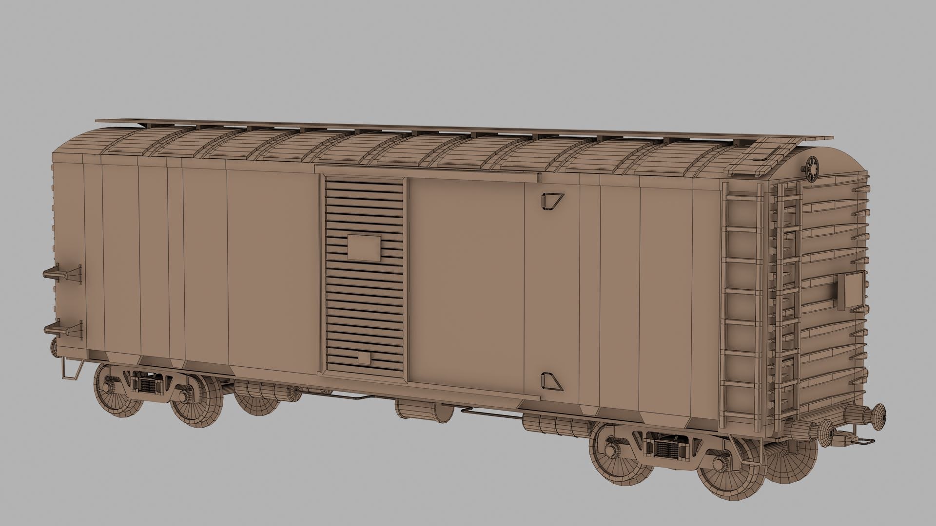 3D Model Railroad Freight Car - TurboSquid 2132155